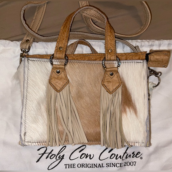 Holy Cow Couture | Bags | Hcc Blonde Itty Bitty Hybrid Tote | Poshmark